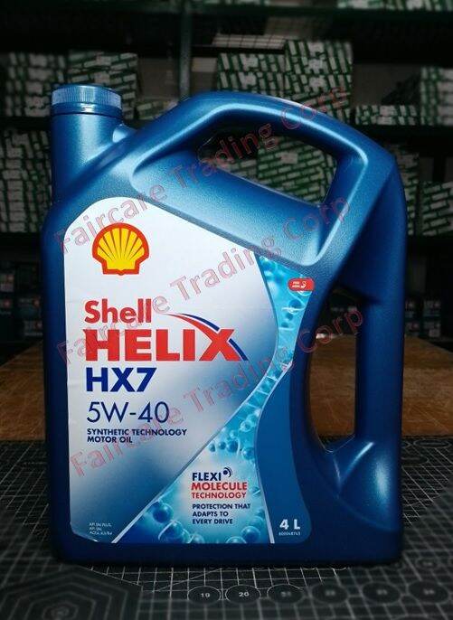 Shell Helix HX7 5W-40 Semi-Synthetic Engine Oil 4Liter | Lazada PH