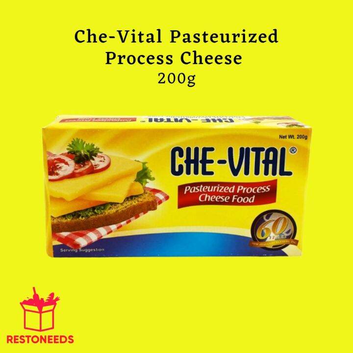 Che -Vital Pasteurized Processed Cheese Food for Keto / Low Carb 200g ...