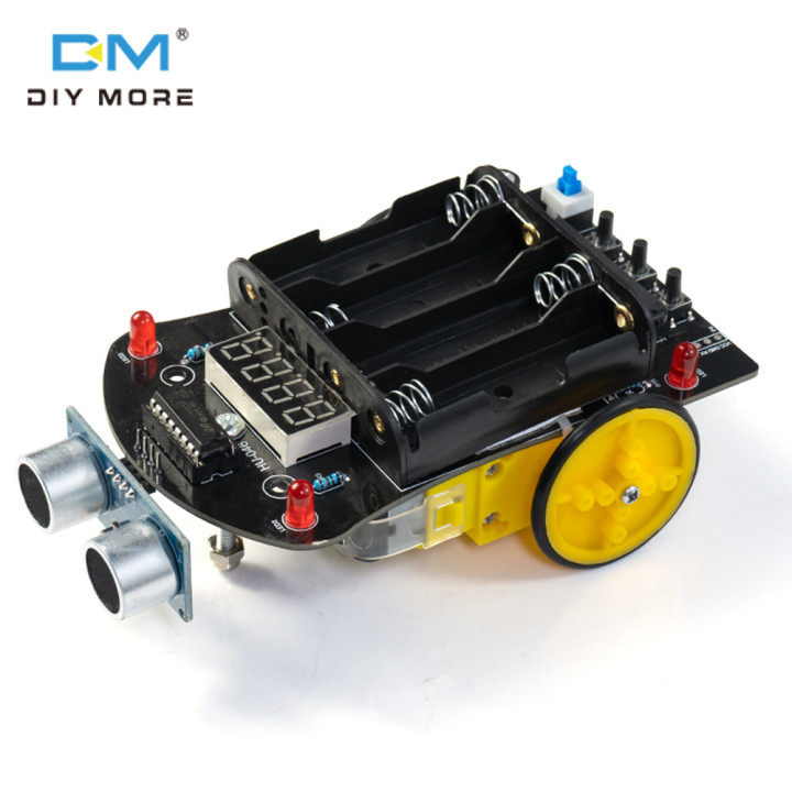 diymore Smart Robot Car Kit Line Tracking Module Ultrasonic Sensor IR ...