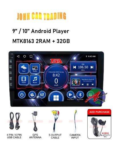 TSA Android Player MTK8163 Q Led Android 9'' / 10'' inch Car Player ...