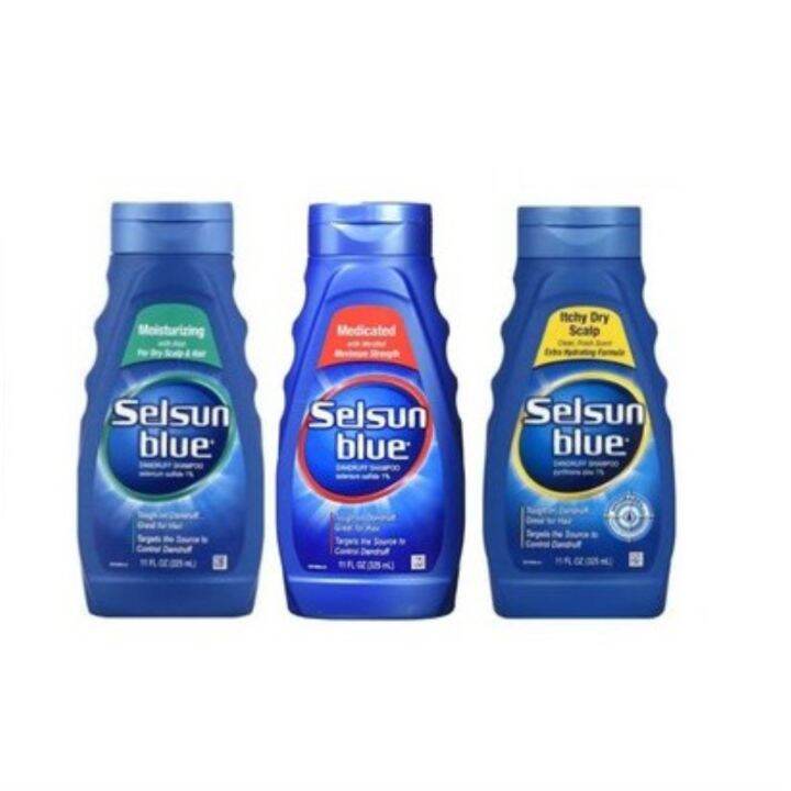 Selsun Blue Dandruff Shampoo 11FL OZ 325mL / 120mL | Lazada PH