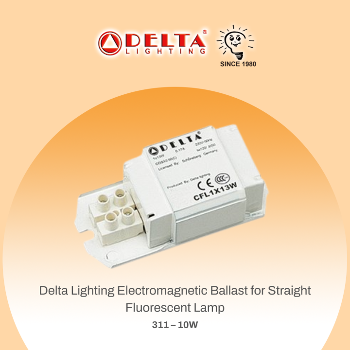 Delta Lighting Electromagnetic Ballast for Straight Fluorescent Lamp | Lazada PH