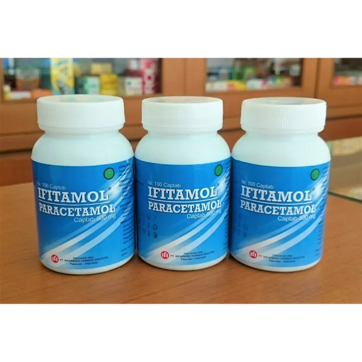 Ifitamol Paracetamol Pot 100 Tablet | Lazada Indonesia