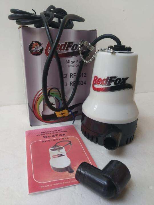 NEW PROMO !!! Pompa Air Celup DC 12V RedFox Sekelas YORK Submersible Pump ASIA PRATAMA | Lazada ...