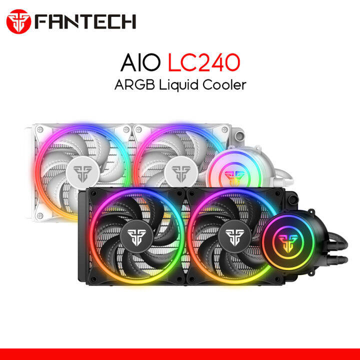 Fantech AIO Liquid Cooler Polar LC240 with ARGB, Quiet & Cool Design ...