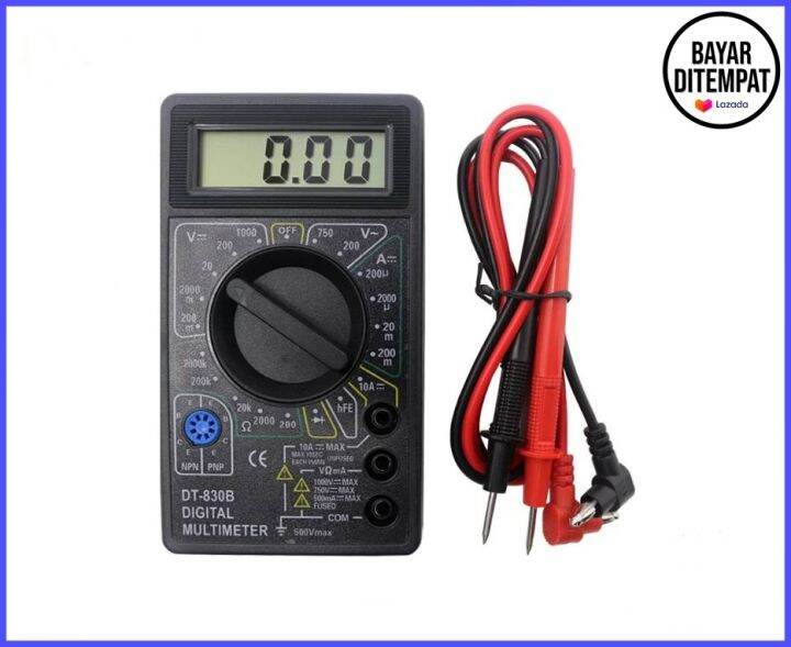 DT830B Multimeter multitester digital DT830 avometer | Lazada Indonesia