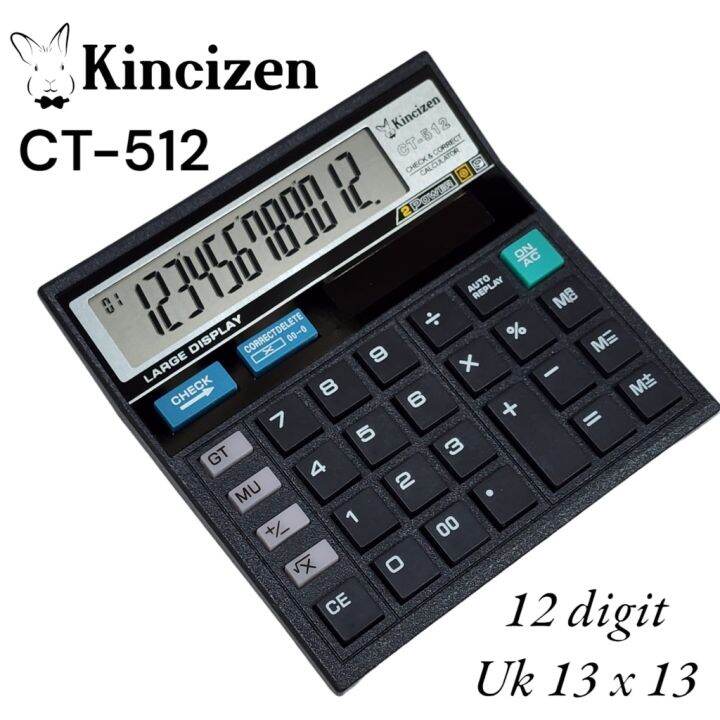 kalkulator kincizen ct-512 citizen CT-512 Kalkulator 12 digit | Lazada ...