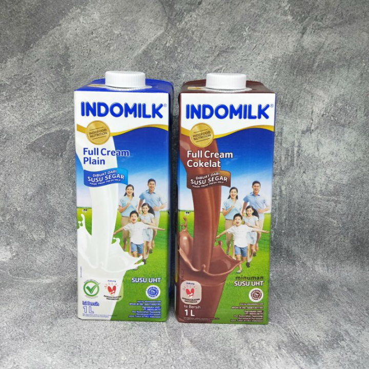 Susu UHT Indomilk 950ml 1 Carton isi 12 | Lazada Indonesia