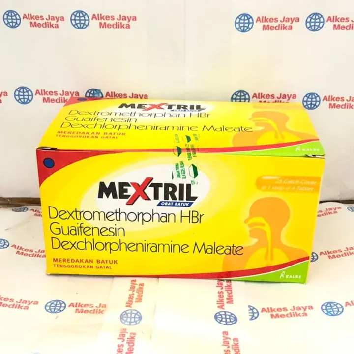 Mextril Box Isi 25 Strip @4 Tablet - Obat Batuk Pilek | Lazada Indonesia