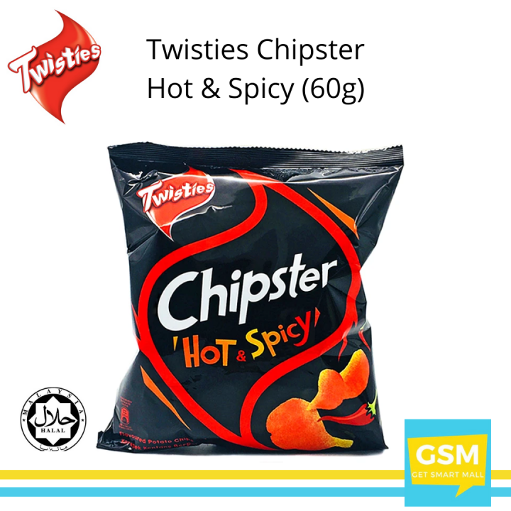 Twisties Chipster Potato Chips 60g - Hot & Spicy | Lazada