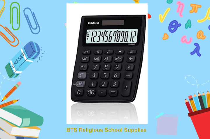 CASIO BASIC CALCULATOR MS20/1PC by B+T+S | Lazada PH