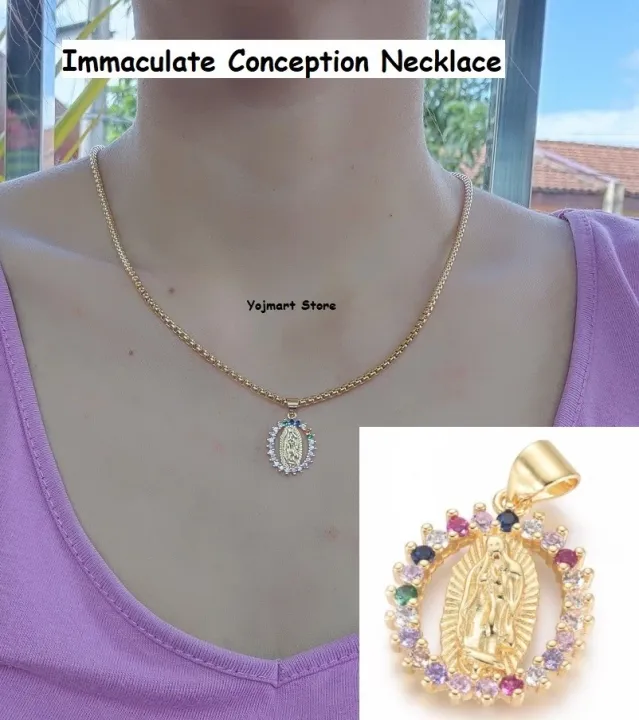 Immaculate Conception Vermeil Gold-Filled of 18K Gold Non Fading Non ...