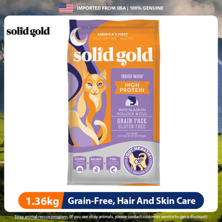 SolidGold ชุดโปรตีนพรีเมี่ยมนำเข้าอาหารแมวไร้เมล็ดอาหารแมวทองสำหรับผู้ใหญ่และลูกแมวปลาคอดไก่และ ...