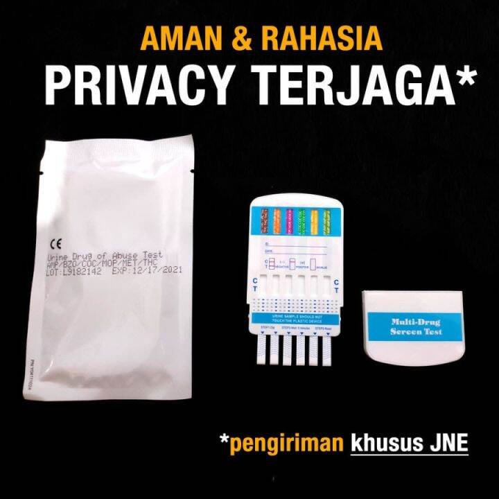 DRUG ABUSE TEST TES NARKOBA 6P ALAT TES URIN URINE BNN CEPAT AKURAT ...