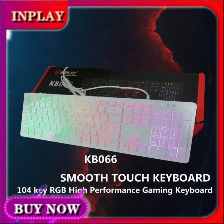 INPLAY KB066 Mechanical Gaming Keyboard 104keys Colorful Backlit Gaming ...
