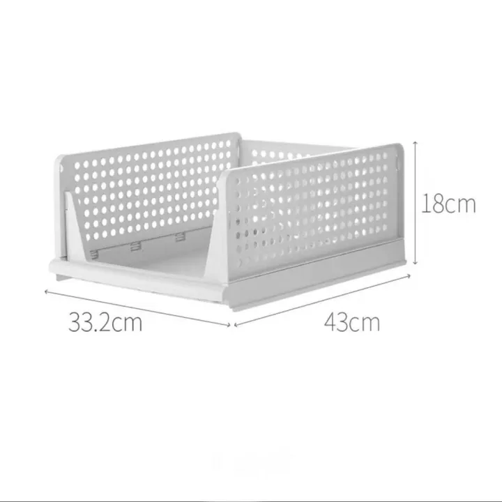 Classy Luxe Wardrobe Clothes Stackable Storage Layered Partition Drawer ...