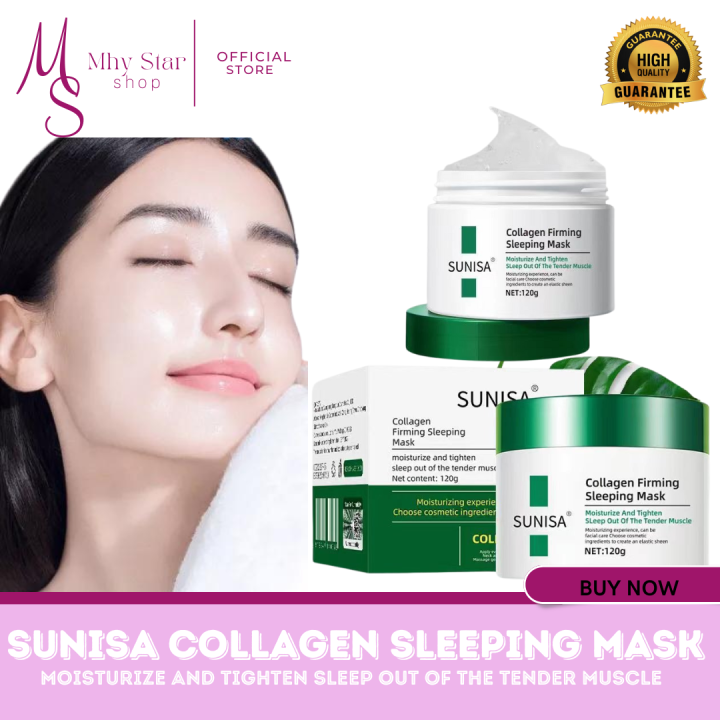 Original COLLAGEN FIRMING SLEEPING MASK 120g [in a jar] - Moisturize ...