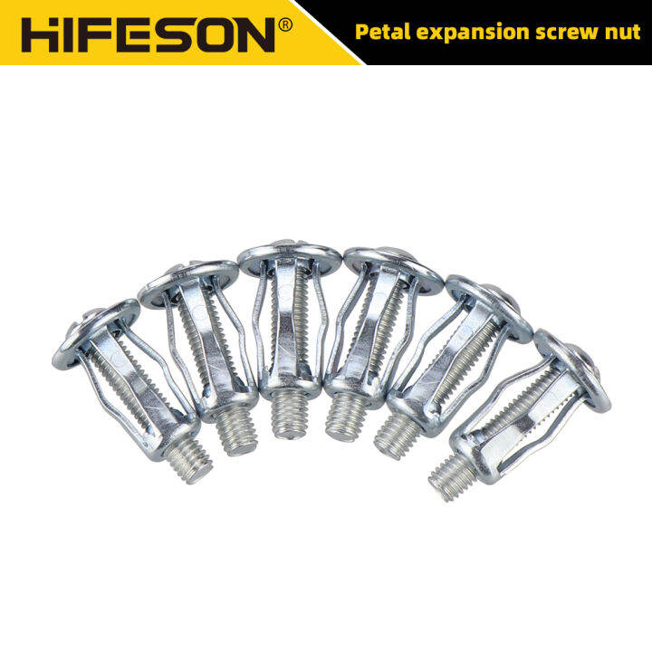 HIFESON 20pcs M4 M5 M6 M8 Expansion Clamp Petal Rivets Nut Jack Nuts ...