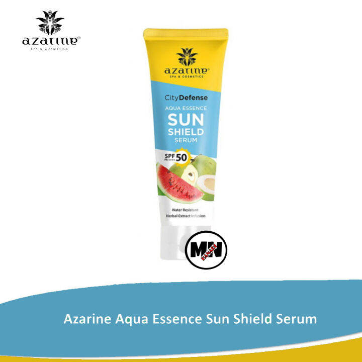 Azarine Aqua Essence Sun Shield Serum SPF 50 PA+++ 100ml | Lazada Indonesia