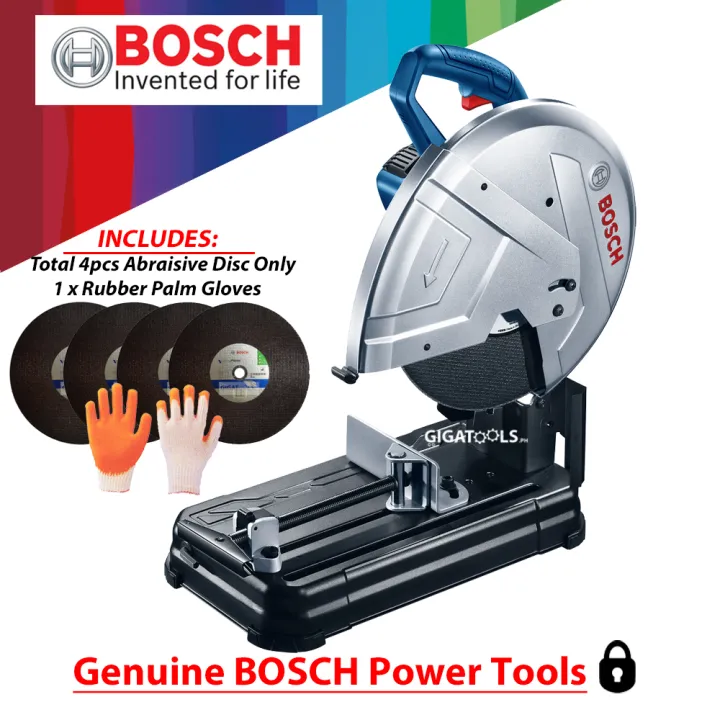 New Bosch GCO 220 Cut Off Machine 14" (2,200W) with 4pcs. Abrasive Cut ...