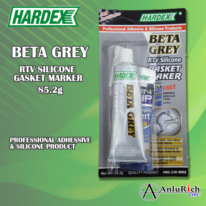 HARDEX BETA GREY SILICONE GASKET MAKER 85.2g | Lazada PH