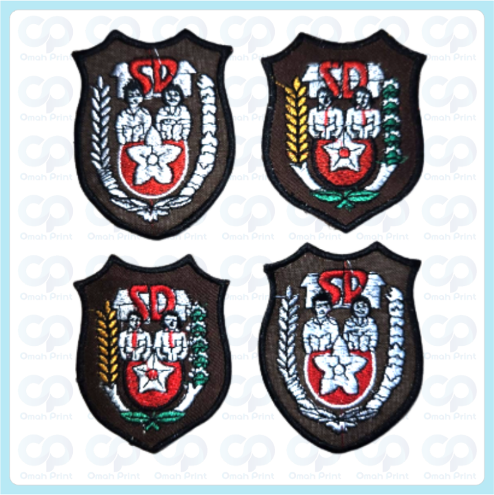 Bordir Logo SD | Bet Logo SD | Bet SD | Emblem SD | Lazada Indonesia