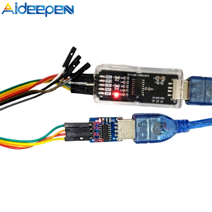 CH9329โมดูล UART/TTL พอร์ตอนุกรมเพื่อ USB ซ่อนเมาส์และคีย์บอร์ดเต็ม ...