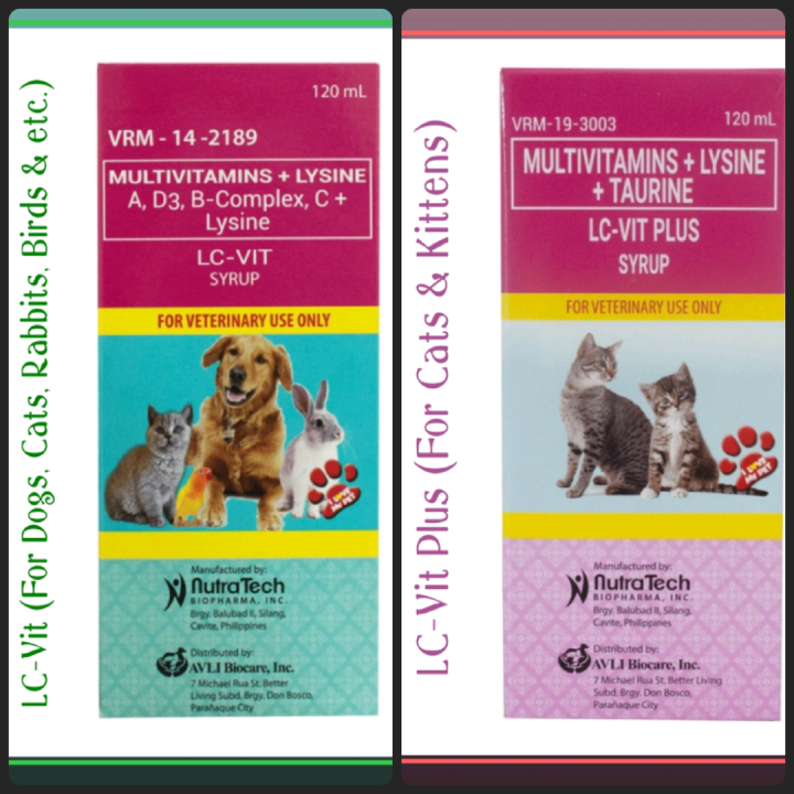 LC VIT Multivitamins For Pets 60 mL & 120 mL | Lazada PH
