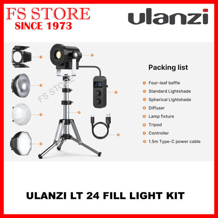 ULANZI ORIGINAL MALAYSIA LT24 MINI MICROPHOTOGRAPHY FILL LIGHT KIT | Lazada
