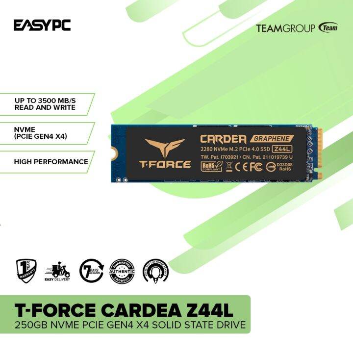 EasyPC | Team Group T-Force CARDEA Z44L 250GB / 500GB Up to 3500 mb/s ...