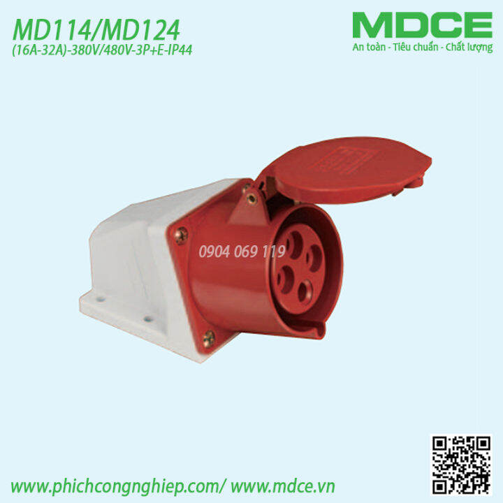 Ổ cắm công nghiệp MDCE cố định 16A/32A | Lazada.vn