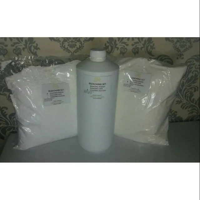 Body bleaching set 3 items powder chips and solution | Lazada PH