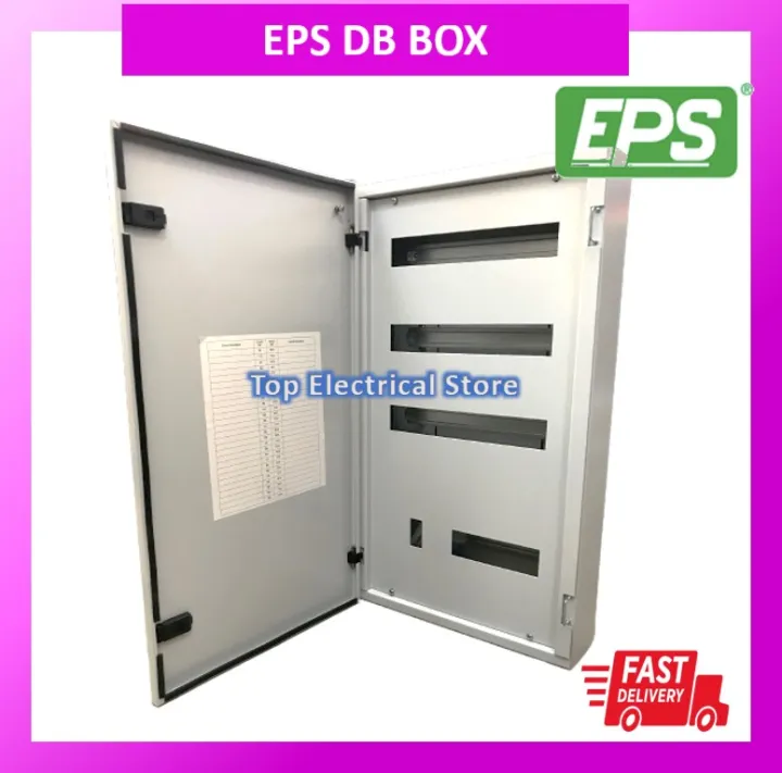 EPS EM4M EM-4M (4 ROW 53 WAYS + MCCB) METAL CLAD ENCLOSURE DB BOX MCB ...