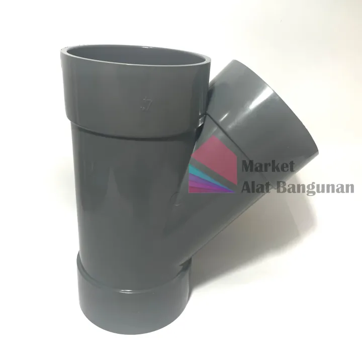 RUCIKA Tee Y 4 Inci 45° 4" D - Y Branch Sambungan Pipa Paralon 45 Derajat 4 Inch | Lazada Indonesia