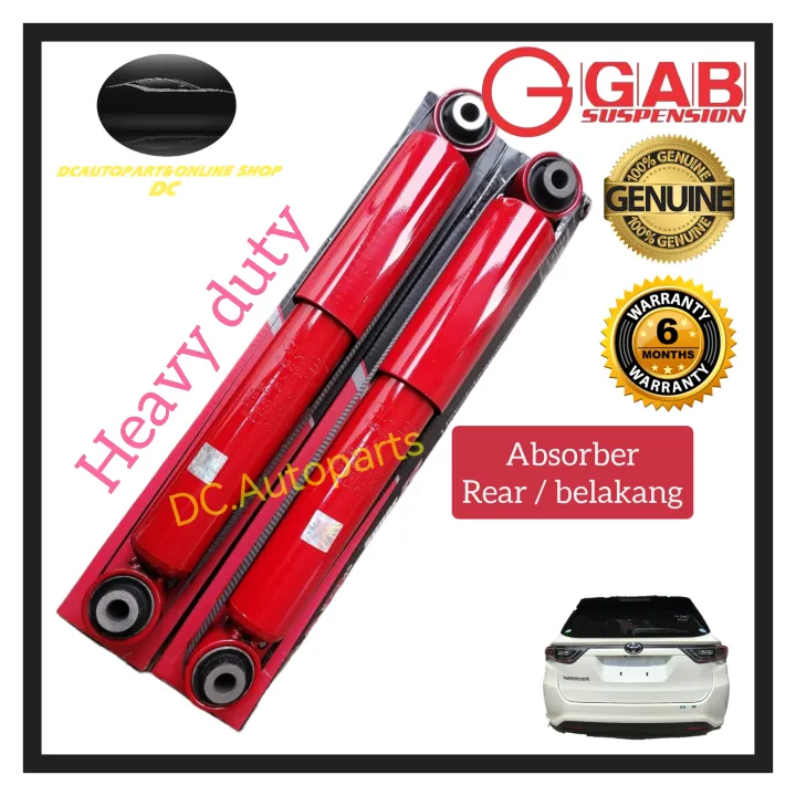 ORIGINAL GAB SUPER-R TOYOTA HARRIER 2.0 ZSU60W ZSU60 2013> ( REAR / BELAKANG ) ABSORBER HEAVY ...