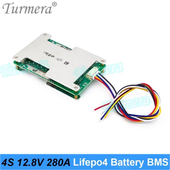 Turmera 4S 12.8V Lifepo4สมดุลของ280A แบตเตอรี่ BMS บอร์ดป้องกันสมดุล ...