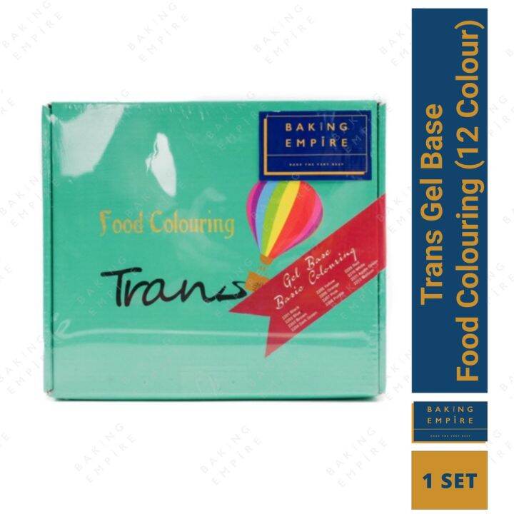 Trans Gel Base Food Colouring (12 Colour) | Lazada