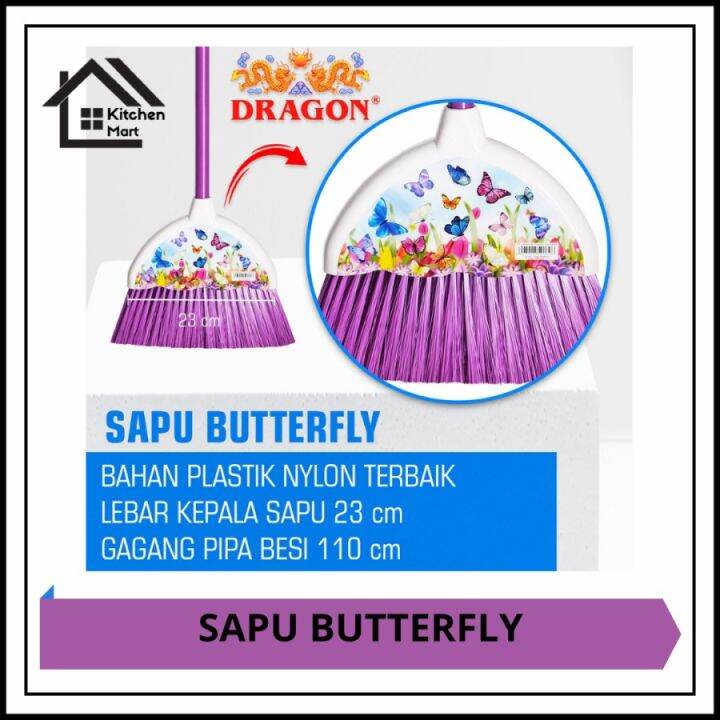 Sapu Butterfly Dragon Sapu Lantai Pembersih Lantai Merek Dragon ...