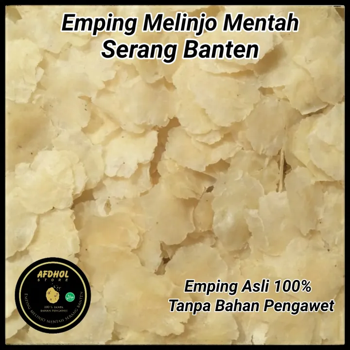 Emping melinjo mentah ukuran kecil siap goreng Emping melinjo super ...