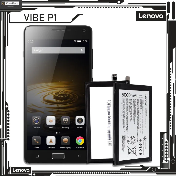 Original battery for LENOVO VIBE P1 compatible with P1c58, P1a41 and ...