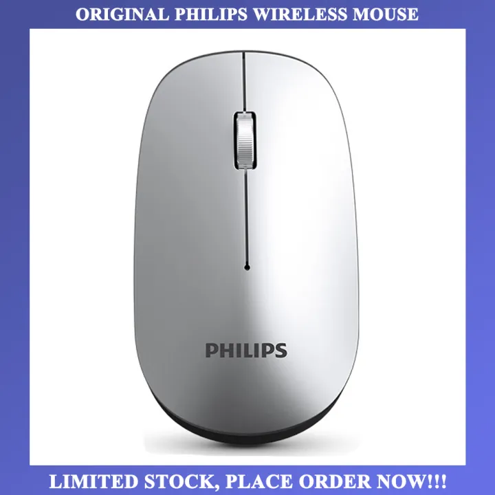 【COD】PHILIPS M305 Wireless Rechargeable Charging Silent Gaming Mouse ...
