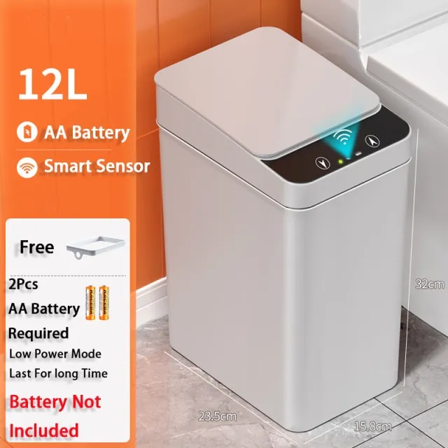 Touchless Smart Sensor Trash Bin Smart Sensor Trash Can Touchless Trash ...
