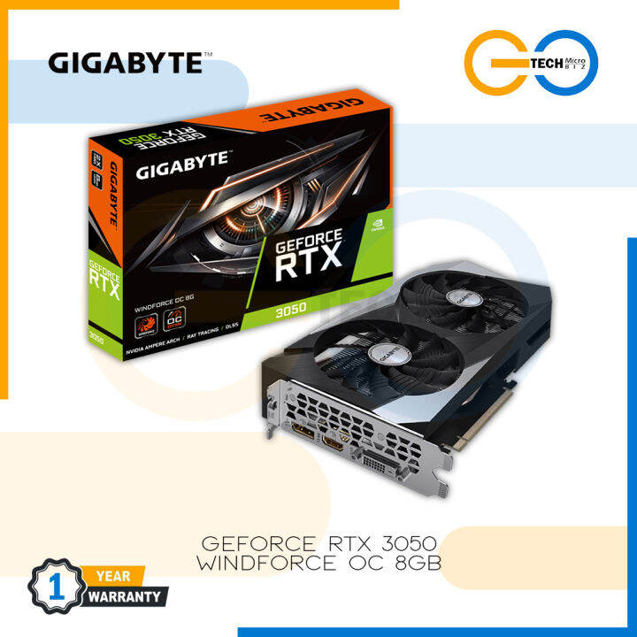 Gigabyte GeForce RTX 3050 WINDFORCE OC 8G GPU Graphics Card | Lazada PH