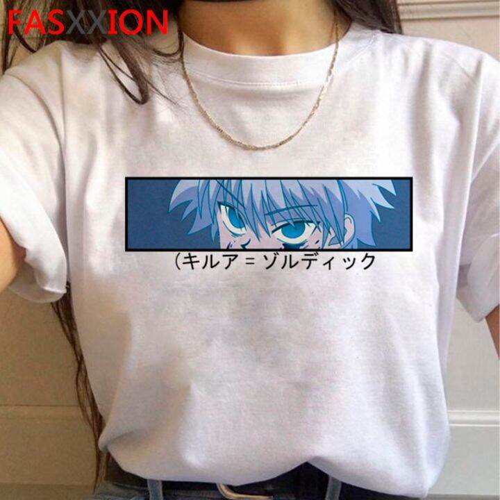 hunter x hunter killua zoldyck kurapika hxh summer top male japanese ...