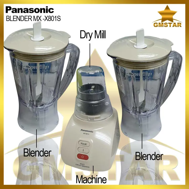 PANASONIC MX-801S BENDER WITH TWIN JUG & MILLER | Lazada