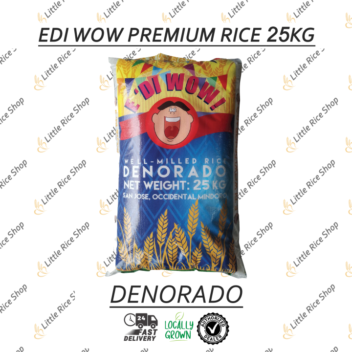 EDI WOW Premium Denorado Rice 25 KG | Lazada PH