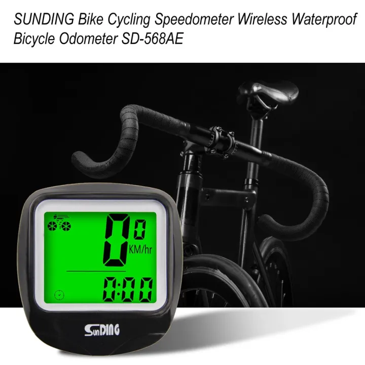 SUNDING Bike Computer Speedometer Wired Waterproof Bicycle Odometer ...