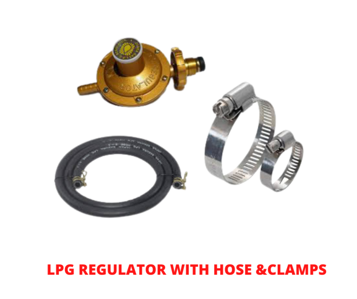 LPG REGULATOR +HOSE+ CLAMPS,LPG GAS REGULATOR JAPAN TECHNOLOGY, LOW ...