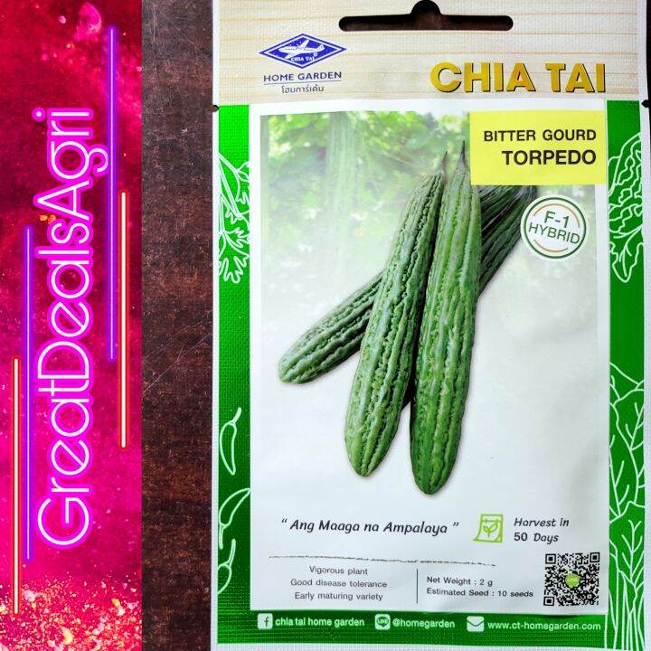 TORPEDO F1 HYBRID BITTER GOURD SEEDS (2 GRAMS) CHIA TAI | Lazada PH