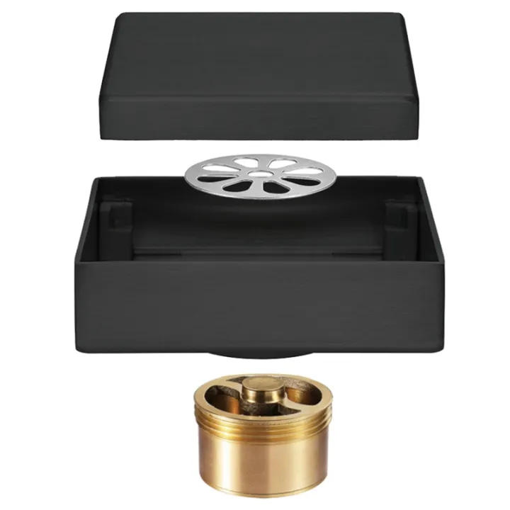 Tile Insert Square Stainless Steel Floor Drain 100X100mm Waste Grates ...